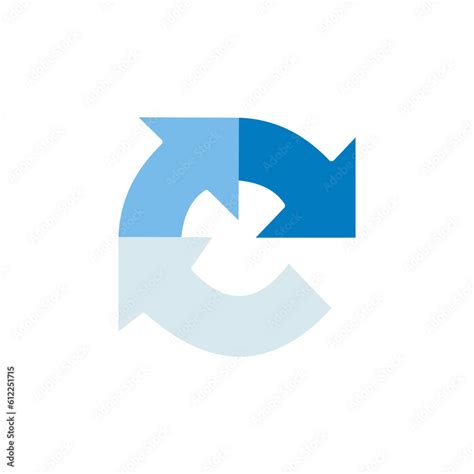 captcha arrow icon symbol of reload refresh loading recycle and