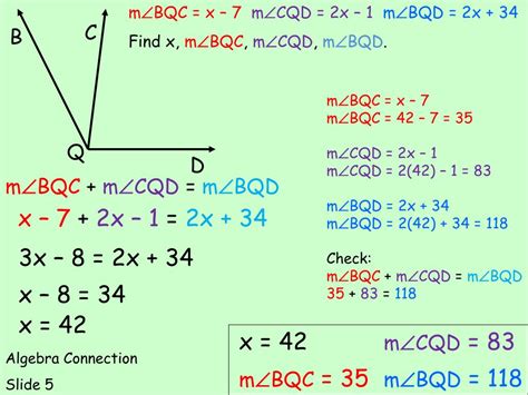 Ppt Sec 3 3 Angle Addition Postulate And Angle Bisector Powerpoint