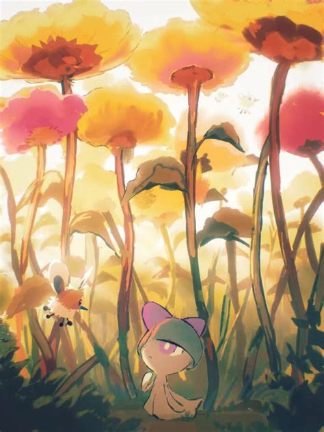 Arc Draws Cutiefly Ralts Nintendo Pokemon Highres Bright Pupils