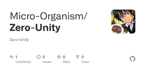 GitHub Micro Organism Zero Unity Zero Unity