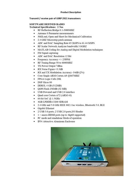 Multicolor Software Defined Radio Sdr Wi Fi Enabled Smart At