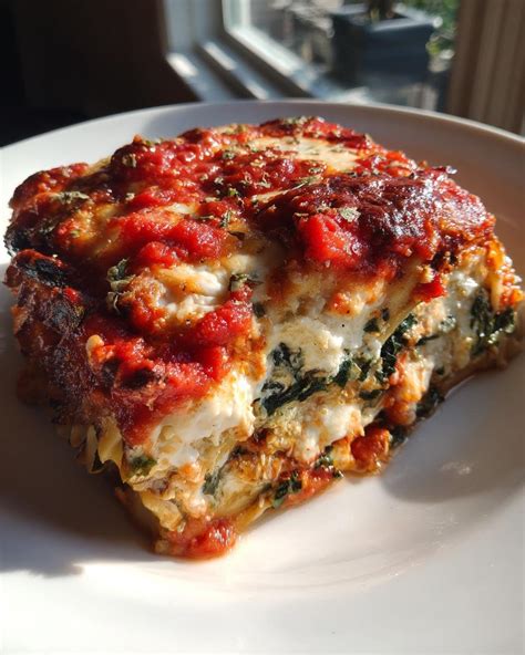 Amazing 8 Serving Spinach Four Cheese Ravioli Lasagna