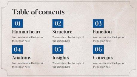 Heart Anatomy Google Slides PowerPoint Template