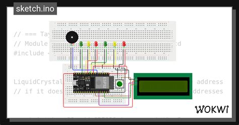 Ceis114 Module 6 Taylor Cahan Wokwi Esp32 Stm32 Arduino Simulator