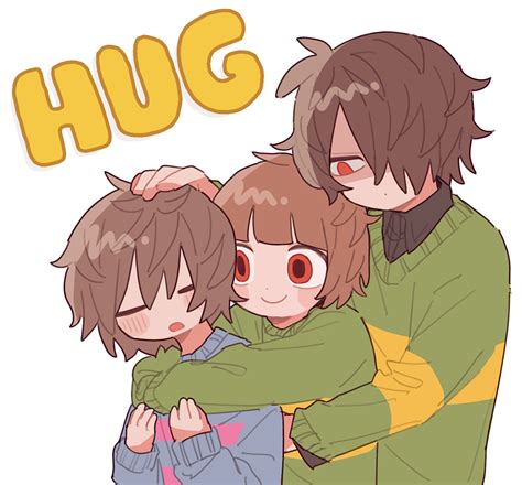 Frisk Chara And Kris Undertale And More Drawn By Tadeno Danbooru