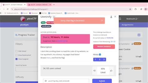 Unminify Picoctf Youtube