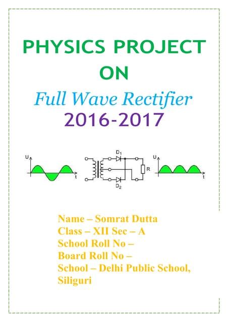 Kv Physics Investigatory Project Pdf Consumer Electronics Technology And Computing