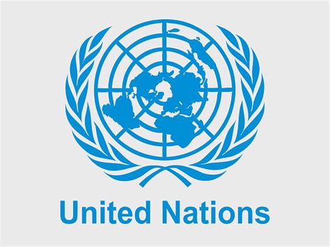 United Nations Logo Un Emblem International Organization Symbol