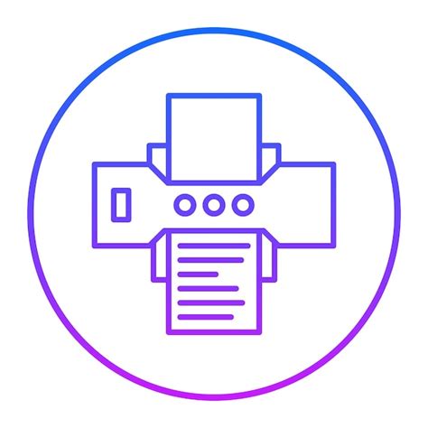 Premium Vector Printer Vector Illustration