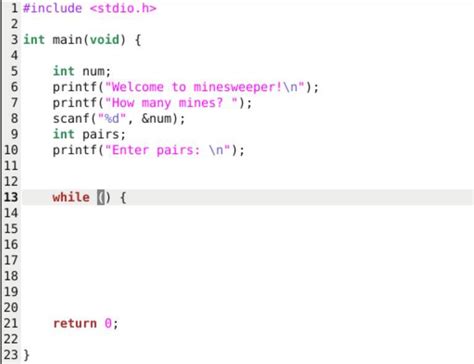 Solved C Language How Do I Implement A Scanf In A Whilefor