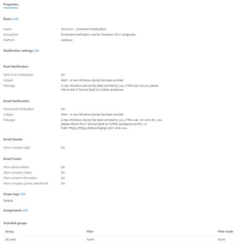 Enrolment Notifications Via Microsoft Intune Let S ConfigMgr