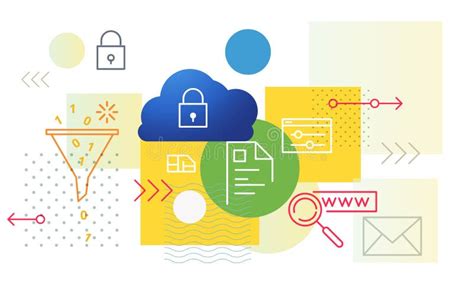 Data Analytics Data Sorting And Collection Illustration Stock