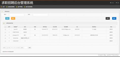 基于javaweb的求职招聘系统基于java Web的求职招聘系统前台开发工具和后台开发工具有哪些 Csdn博客