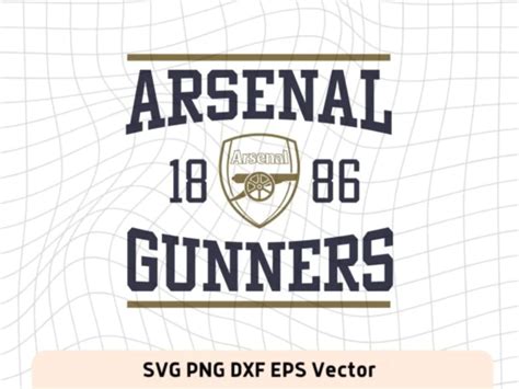 Arsenal 1886 Gunners Svg File Vectorency