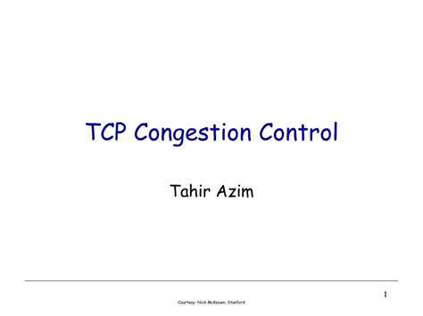 Ppt Tcp Congestion Control Powerpoint Presentation Free Download