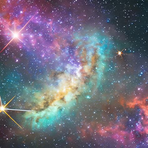 7 Cosmic Galaxy A Mesmerizing And Mysterious Background Featuring A Colorful Cosmic Galaxy With