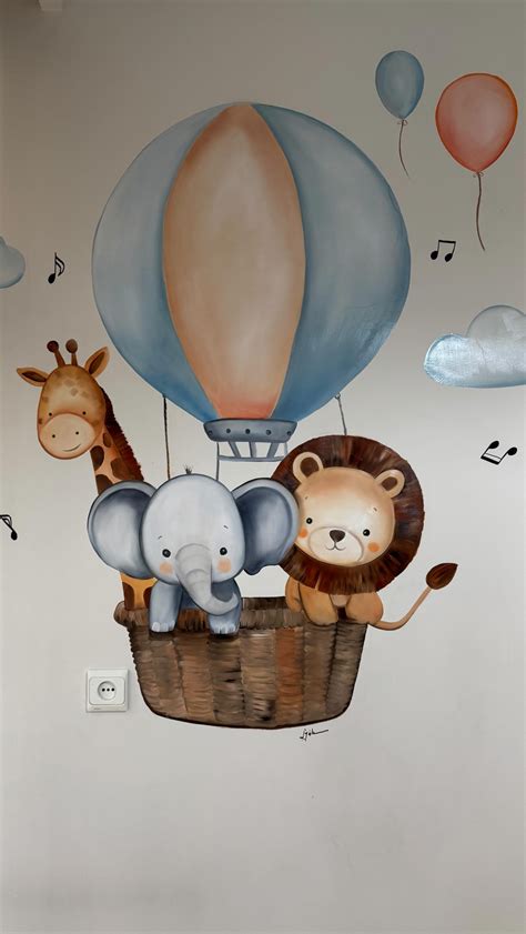 ‎نقاشی دیواری اتاق کودک دیزاین دیوار اتاق کودکسیسمونی‎ ‎نقاشی هایی