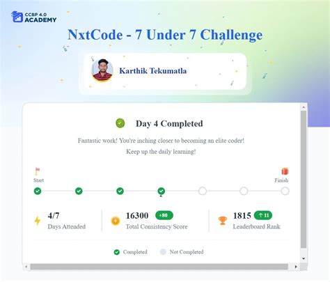 tekumatla karthik on linkedin nxtcode nxtwave 7under7challenge