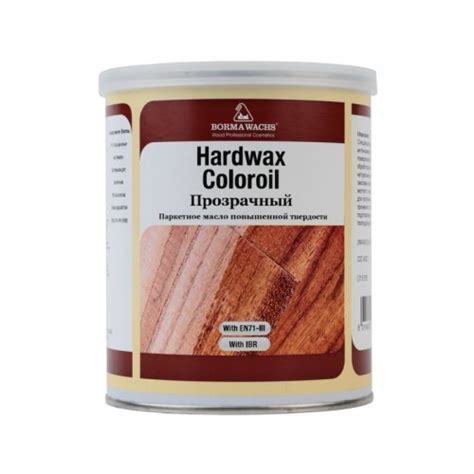 Borma Wachs Масло с твердым воском ПРОЗРАЧНОЕ HARDWAX COLOR OIL (5л ...