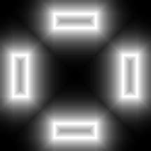 Arrays Creating A Neon Glow With Python Numpy Stack Overflow