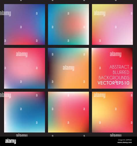 Colorful Blurred Abstract Background Vector Stock Vector Images Alamy