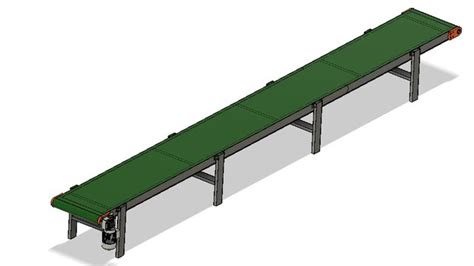 Conveyor System Download Free 3d Model By Habeeb3042 Cad Crowd