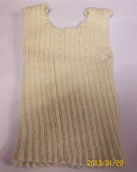 Ravelry Singlet With Optional Knitted Or Crocheted Edging Pattern By