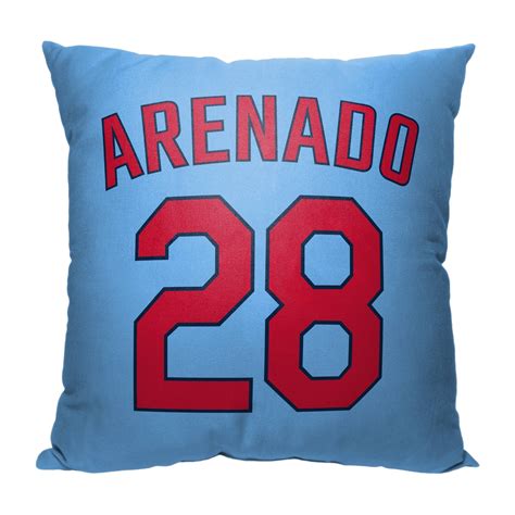 Mlb Player St Louis Cardinals Nolan Arenado Printed Throw Pillow On