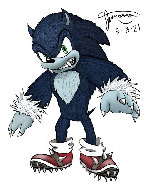Sonic The Werehog By J Momo4 On Deviantart