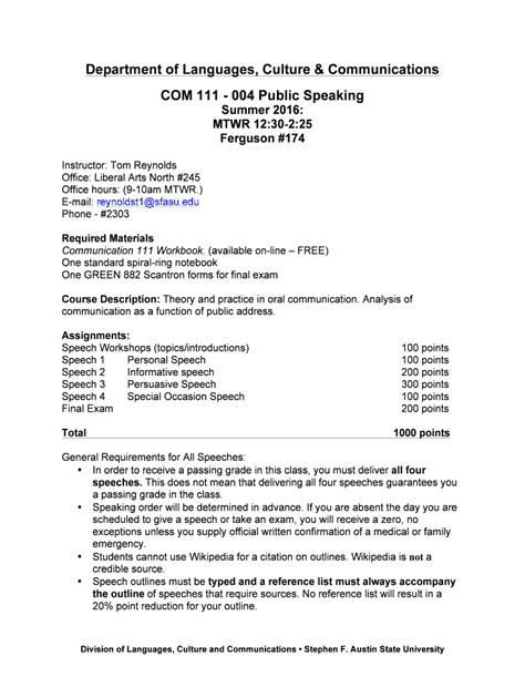 Fillable Online Department Of Languages Culture And Communications Fax Email Print Pdffiller