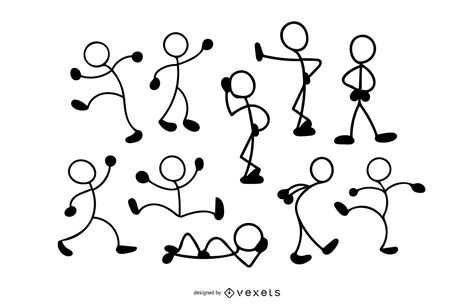 Stickman Set Vector Download