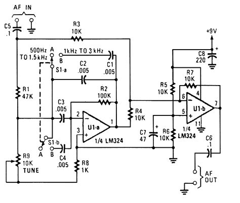 audio notch filter for shortwave receivers analog circuit basic