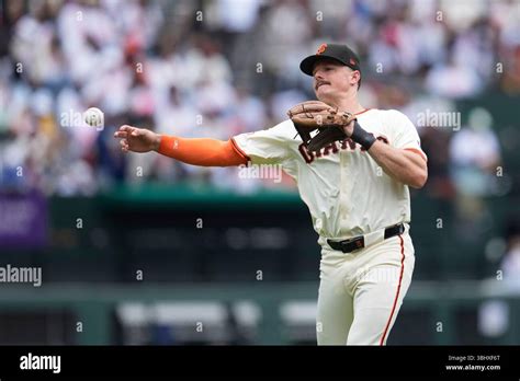 San Francisco Giants Matt Chapman Before A Baseball Game Against The