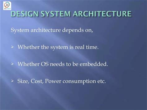 Embedded System Design Process Ppt