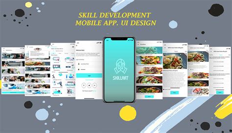 SKILL DEVELOPMENT MOBILE APP UI DESIGN On Behance
