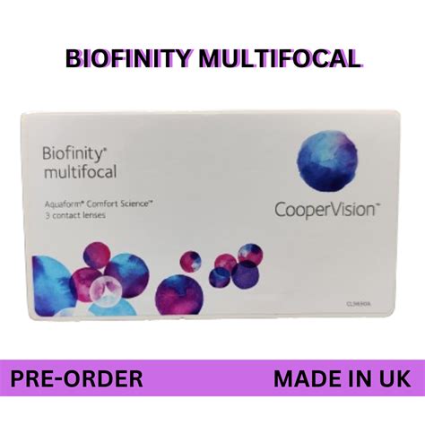 Biofinity Multifocal Cooper Vision 3pcsbox Lazada