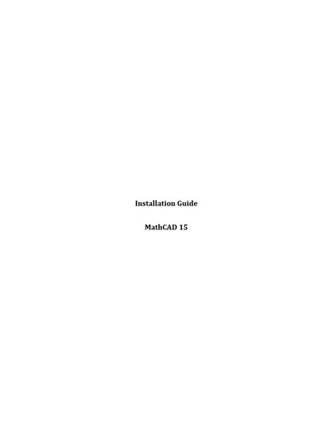 Mathcad 15 Pdf