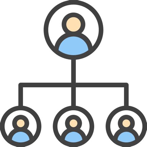 Relation Generic Outline Color Icon