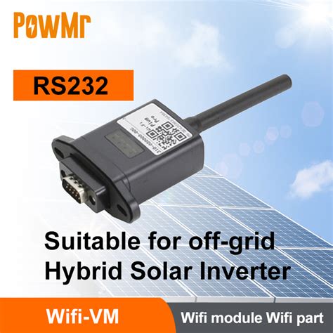 PowMr MPPT Solar Inverter WiFi Module Wireless Device With RS Port Remote Monitoring Solution