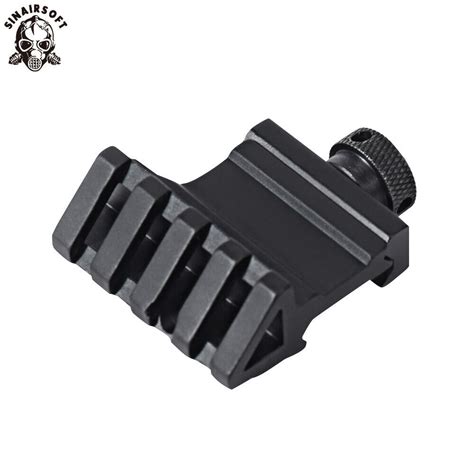 Tactical Low Degree Angle Scope Laser Offset Picatinny Rifle Side Rail Mount