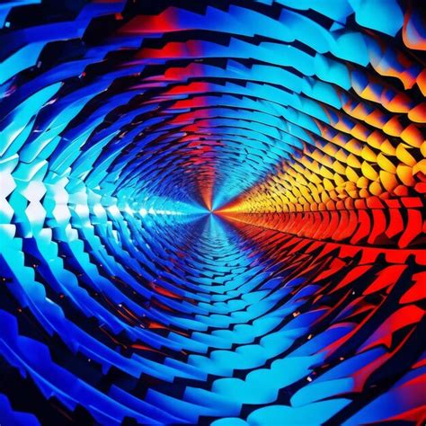 3d Rendering Of Abstract Fractal Background Premium Ai Generated Image