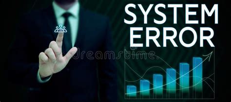 Conceptual Caption System Error Business Showcase Technological Failure Software Collapse Crash