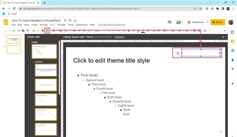 How To Insert A Header In Google Slides In 5 Easy Steps