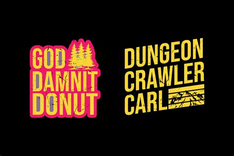 Goddamnit Donut Dungeon Crawler Carl Graphic By Vintage · Creative Fabrica