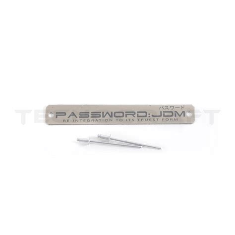 Passwordjdm Replacement Badge Kit Type 1 Tecnocraft Composites