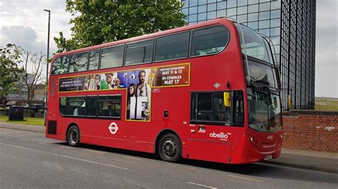Full Ride London Bus Route U7 Uxbridge Hayes Sainsburys Abellio