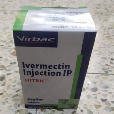 Virbac Hitek Ivermectin Injection Ip At ₹ 725box In Pune Id 27143379548