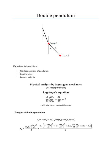 Double Pendulum Download Free Pdf Oscillation Phase Waves