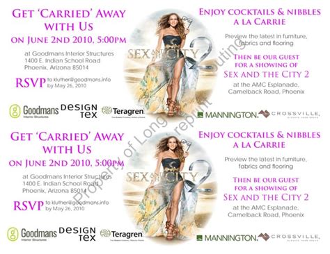 Invite Sexandcity Ppt