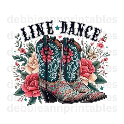Line Dance Png File Line Dancer Png Western Design Cowgirl Boots